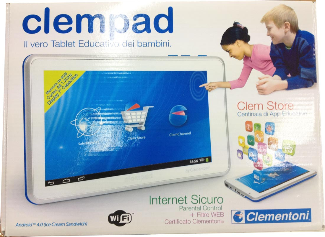 ClemPad Clementoni - Tablet Android per bambini